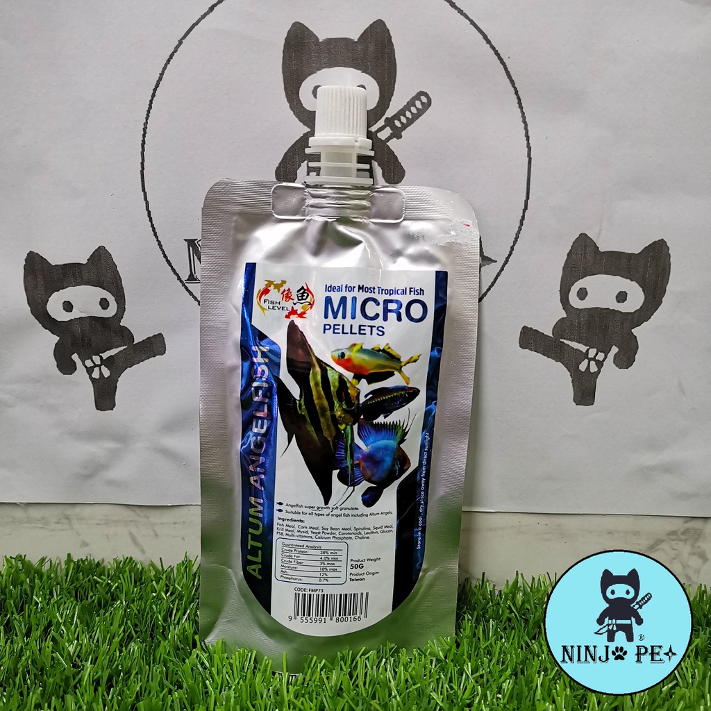 FISH LEVEL ALTUM ANGELFISH MICRO PELLETS 50G | Shopee Malaysia