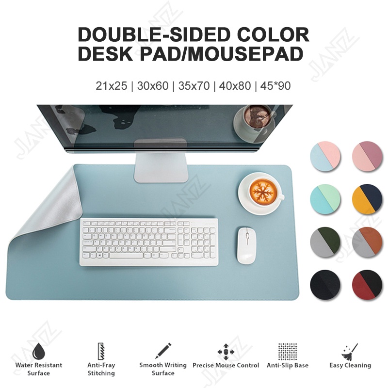 Double-Sided Mouse Pad Desk Pad Anti Slip Table Mat Waterproof Two ...