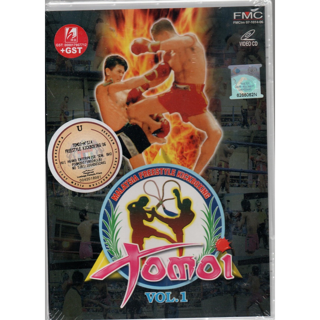 VCD Tomoi Malaysia Freestyle Kickboxing Vol.1,2 + Final Vol.1,2,3 ...