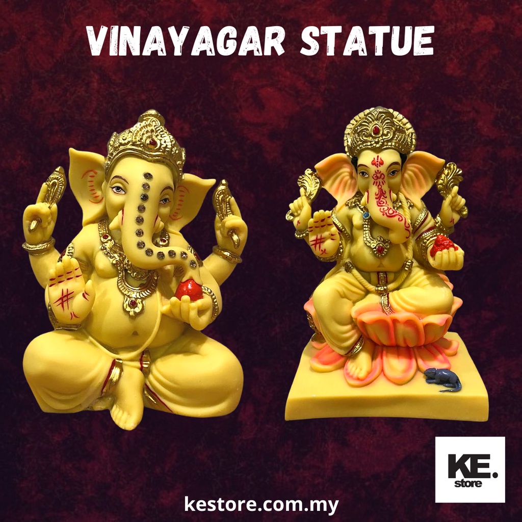 Ganesha/Vinayagar Statue Car Dashboard/Pooja/Office Table/ | Shopee ...
