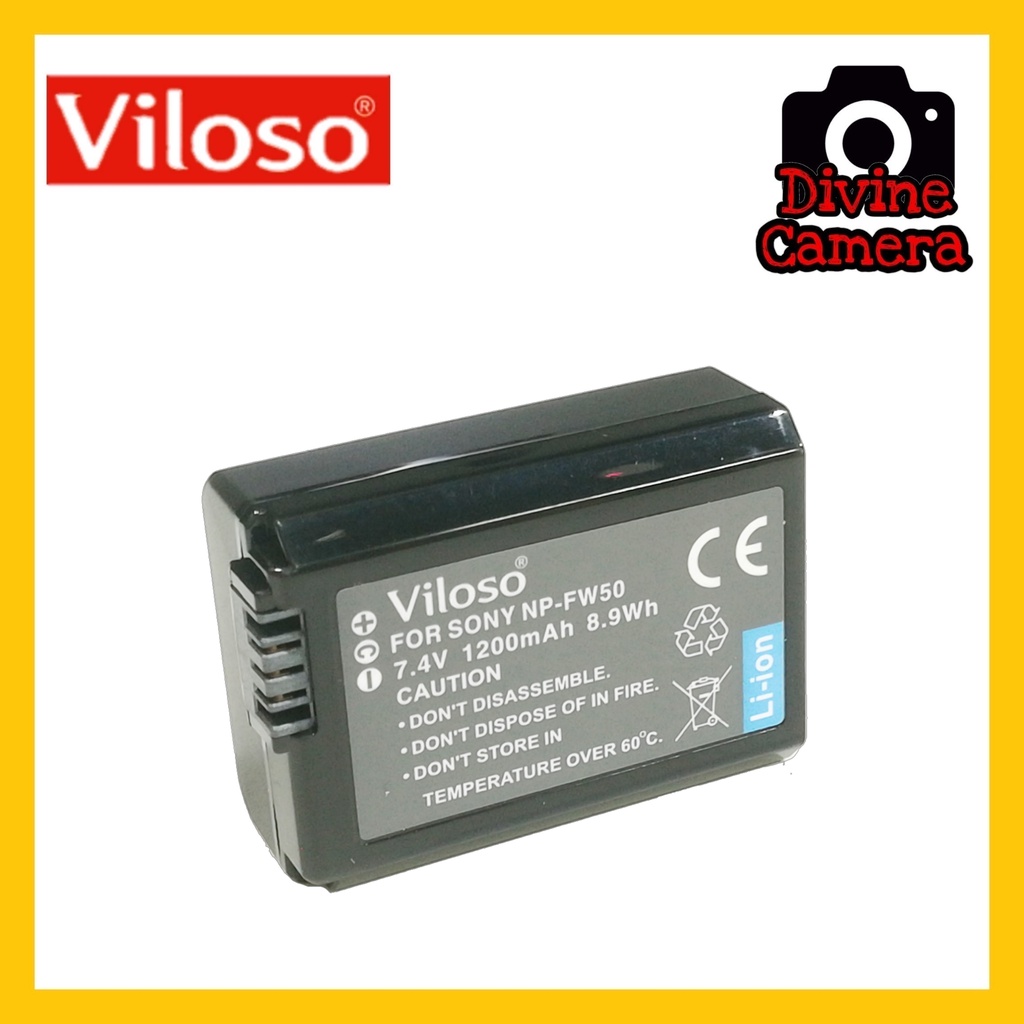Viloso NP-FW50 Lithium Ion Battery Pack For Sony 1200mAh | Shopee Malaysia
