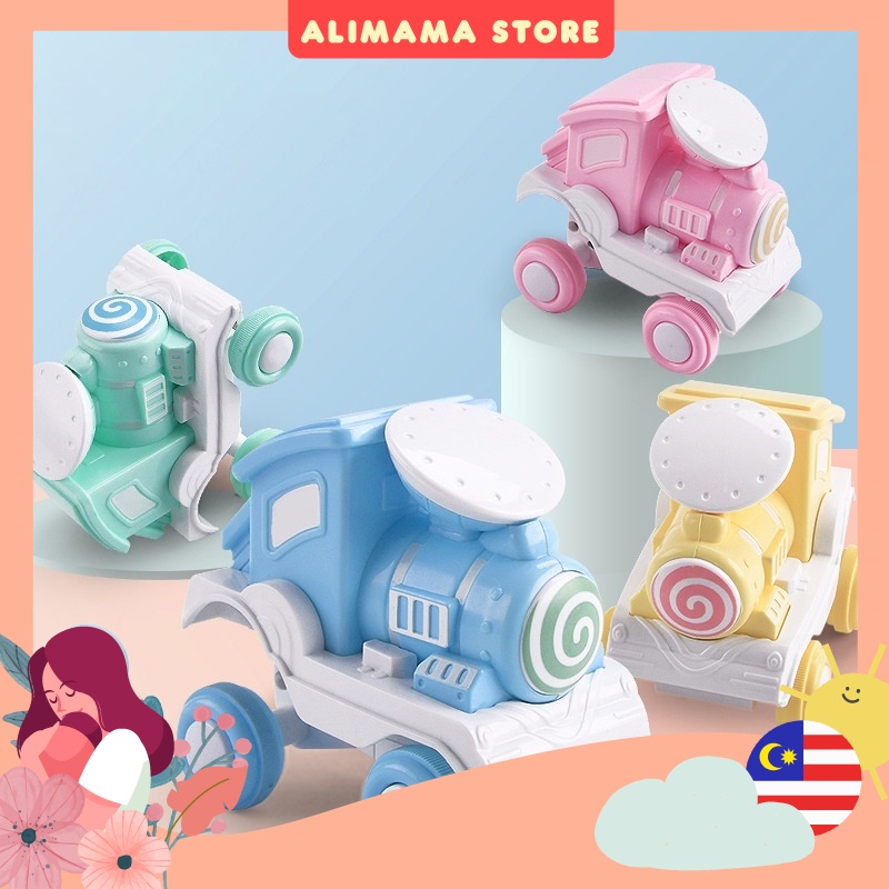 Cute Cool Pastel Kids Children Stunt 360° Rotatable Inertia Swing Train ...