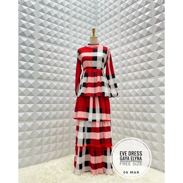 NEW DRESS LAYER BERTINGKAT MUSLIMAH FASHION🔥🔥 | Shopee Malaysia