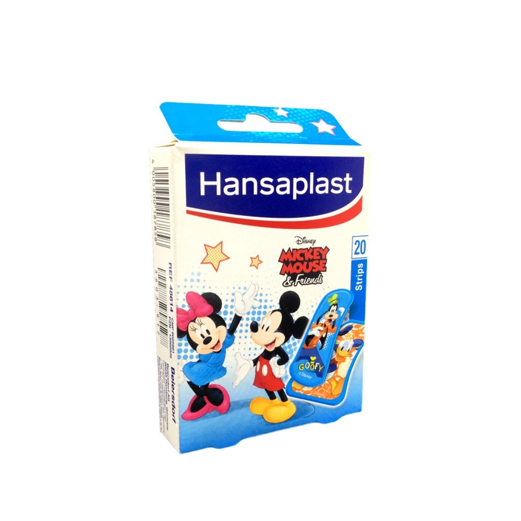 Hansaplast Classic Fabric Mickey Mouse Plaster (20s) | Shopee Malaysia