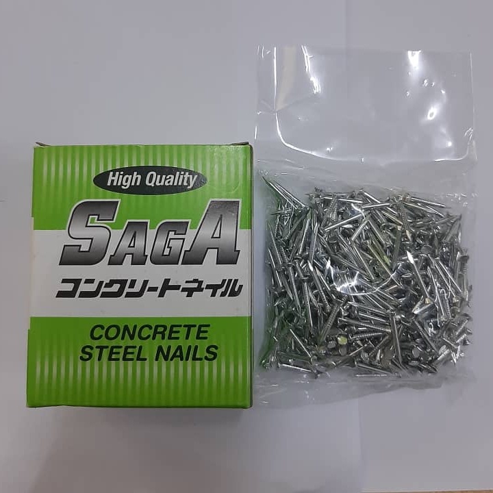 CONCRETE STEEL NAILS [PAKU SIMEN] BRAND SAGA HIGH QUALITY 20MM X 2MM [3 ...