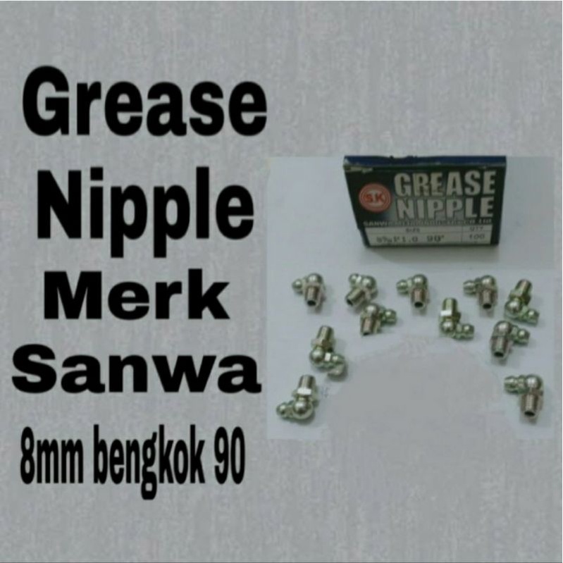 Nepel Napel Nipple Grease Grease 8mm Bent 90 SK Japan | Shopee Malaysia