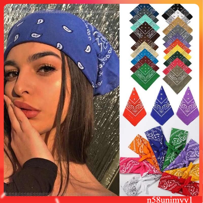 1 Helai Kain Key Kepala / Bandana Leher / Scarf Pelbagai Guna ...