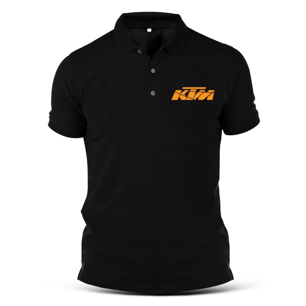 Polo T Shirt KTM Sulam Duke Motocross Superbike Bikes Motorcycle MX ...