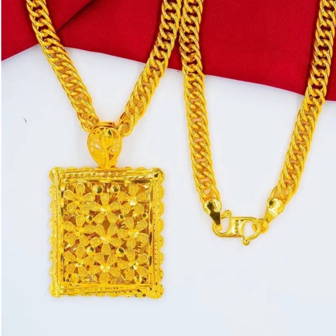 💋 COP 916 PERSIS ORI 💋 5 DESIGN EMAS KOREA RANTAI LEHER ( NECKLACE ) 💋 ...