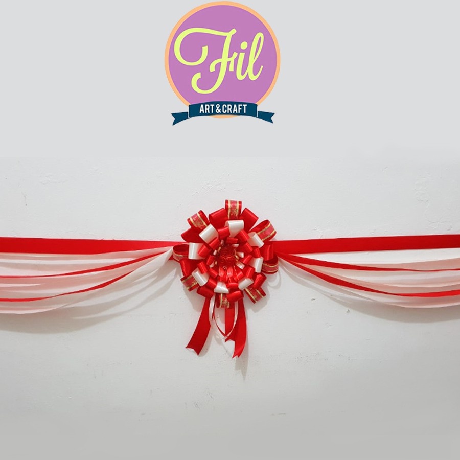 PUTIH MERAH Inauguration Ribbon / Ribbon Scissors / Opening Ribbon ...