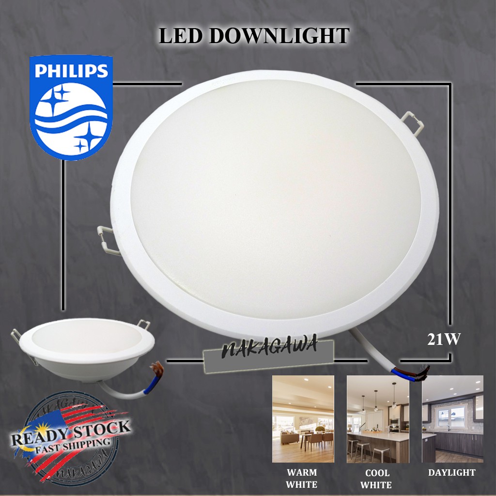 PHILIPS MESON LED DOWNLIGHT 21W 59469 ROUND | Shopee Malaysia