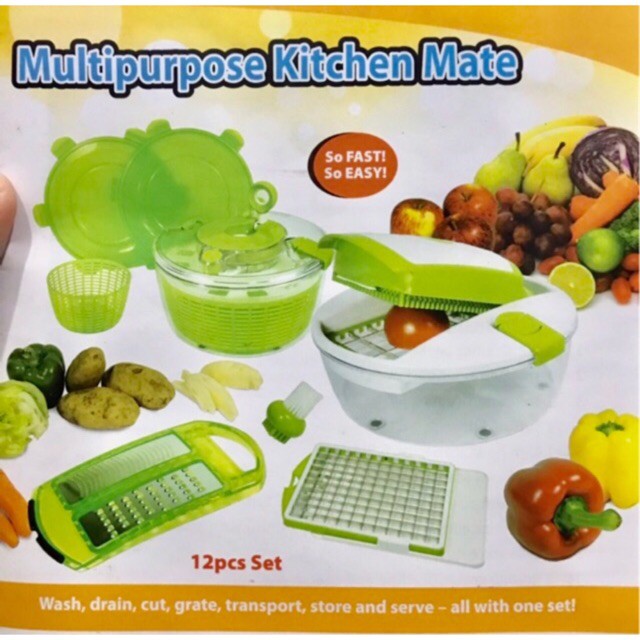 Multipurpose kitchen mate 12pcs/set Nutrilite Amway | Shopee Malaysia
