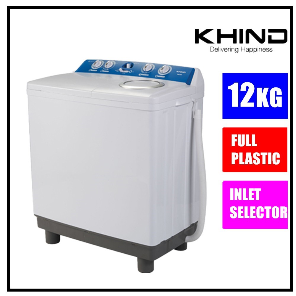 Khind WM1200 Semi Auto Washing Machine ( 12kg ) | Shopee Malaysia