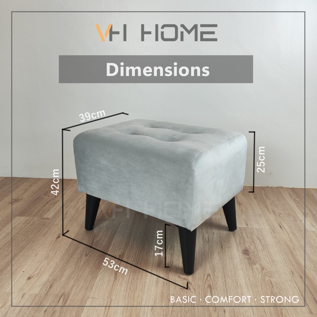 VH BEN Bench Stool Bench Chair 4ft Stool Long Stool Kerusi Panjang ...