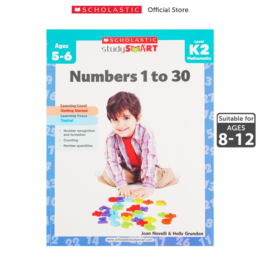 Scholastic : Study Smart: Numbers 1 To 30 K2 (9789810713768) | Shopee ...