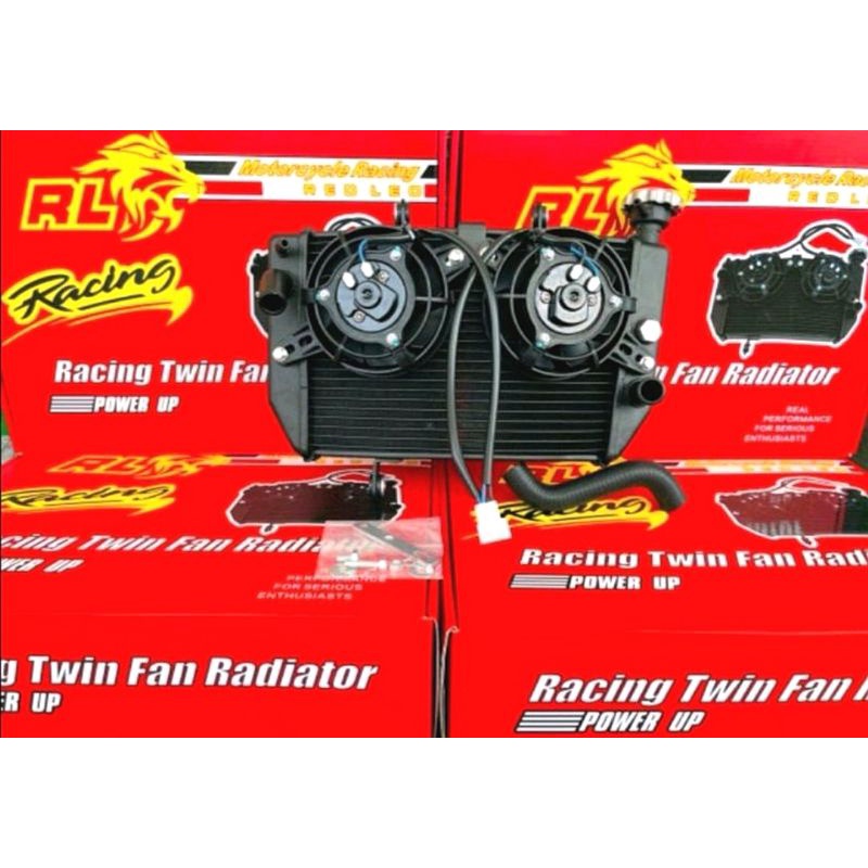 RED LEO RADIATOR SINGLE DOUBLE FAN Y15ZR Y15 V1-V2 LC135 RS150 100% ...