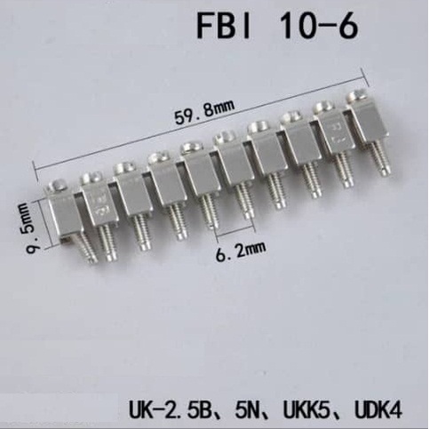 Power Distribution DIN Rail Universal Terminal Blocks Screw Panel Mount ...
