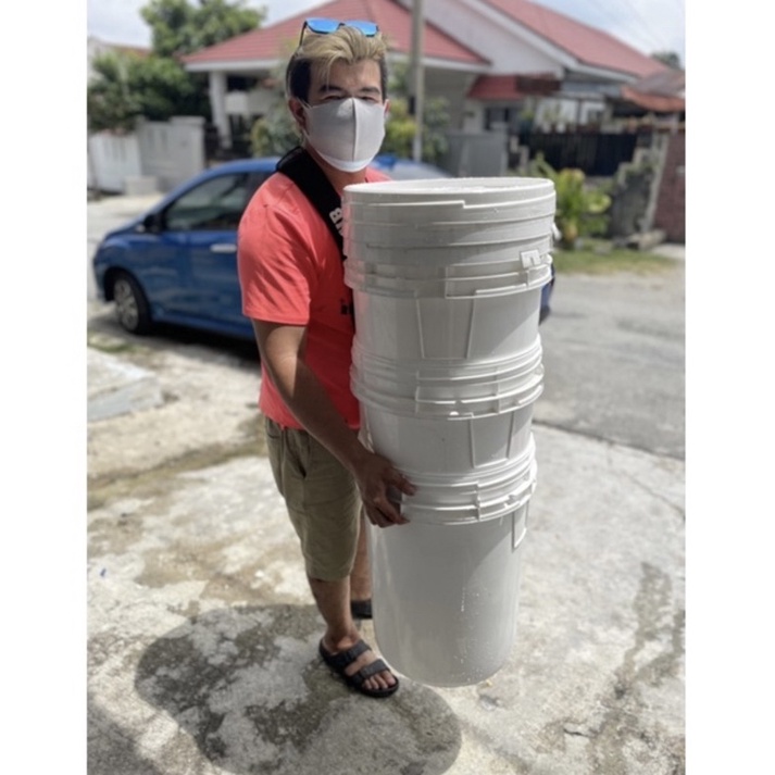 Tong putih besar 50 liter | Shopee Malaysia