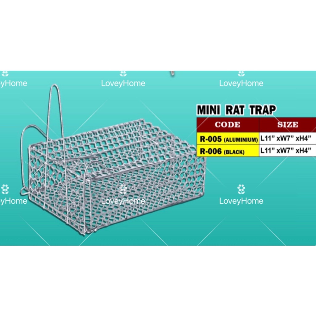 Perangkap Tikus Mouse Trap Rat Cage Metal Steel Rodent Animal Catch ...