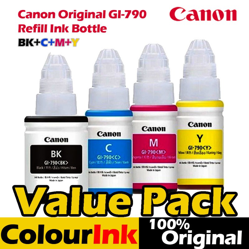 Original CANON GI-790 GI790 Refill ink Genuine 135ml 70ml g1000 g2010 ...