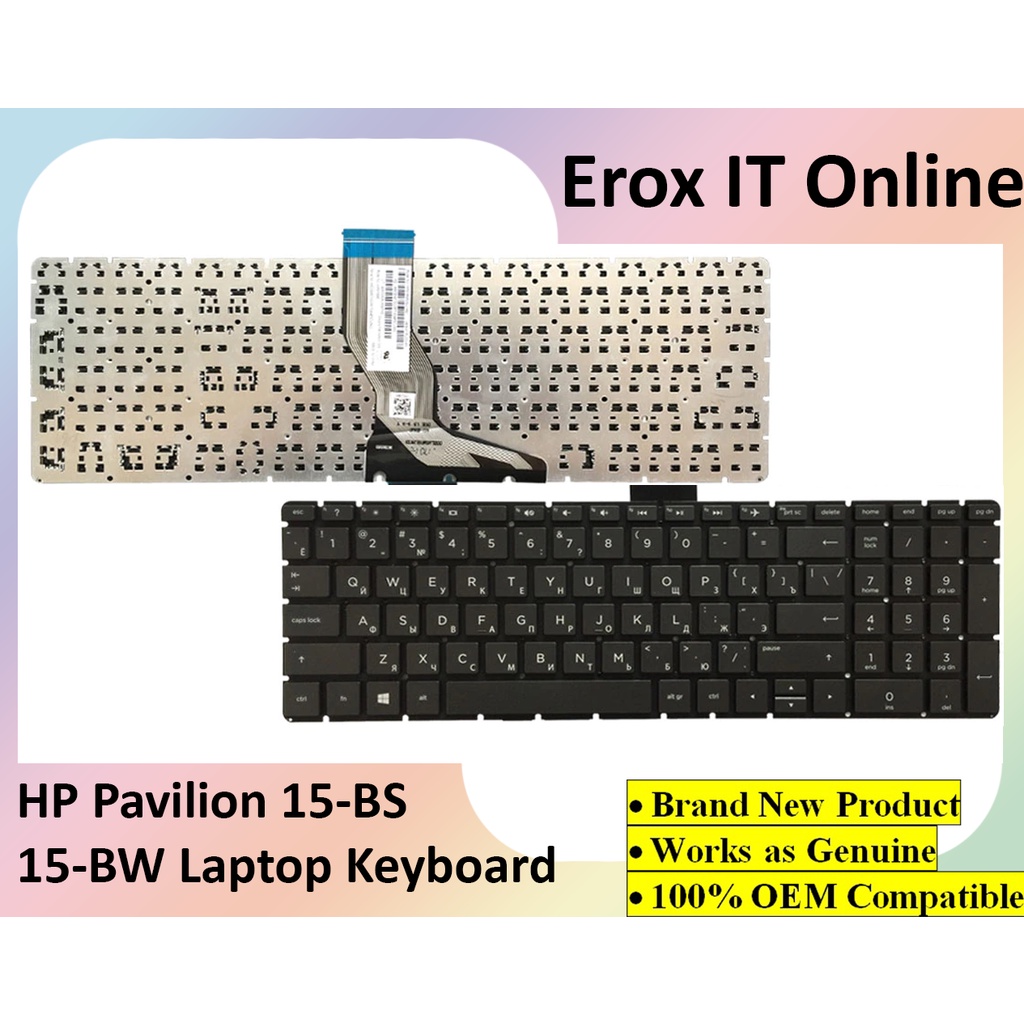 HP Pavilion 15-BS 15-BS000 15-BW Laptop Keyboard | Shopee Malaysia