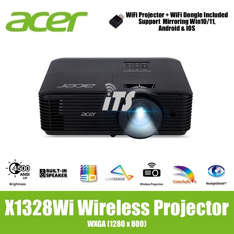 Acer X1328Wi DLP WXGA Projector (4,500 lm) | Shopee Malaysia