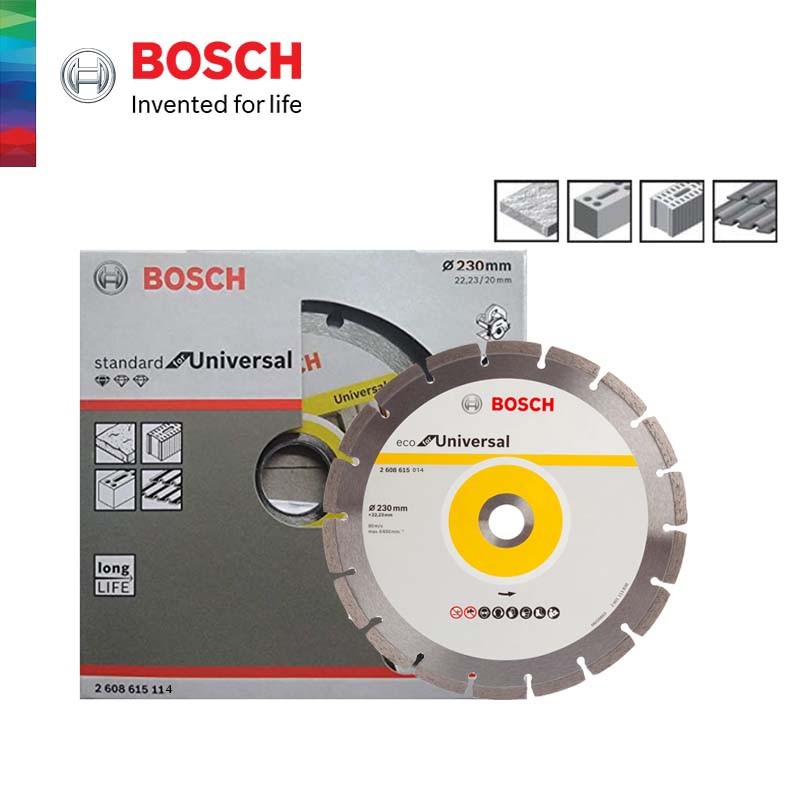 Bosch 9 Inch 230mm Eco Universal Diamond Cutting Disc for Brick Wall ...