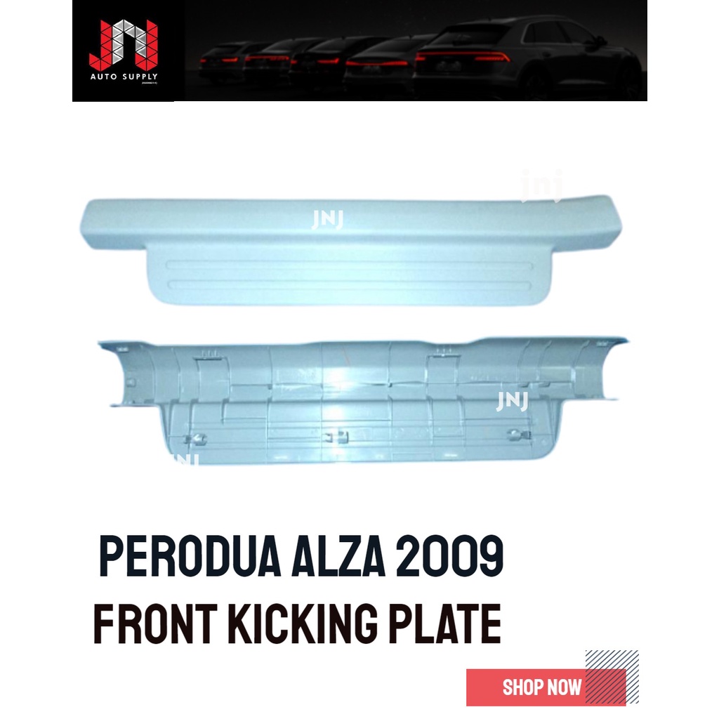 Original Perodua alza 2009 Front kicking plate light grey right/left ...