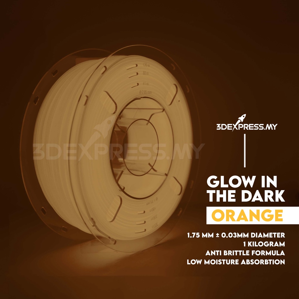 PLA GLOW IN THE DARK FILAMENT 1KG BASIC - LUMINESCENCE (GITD) | Shopee ...