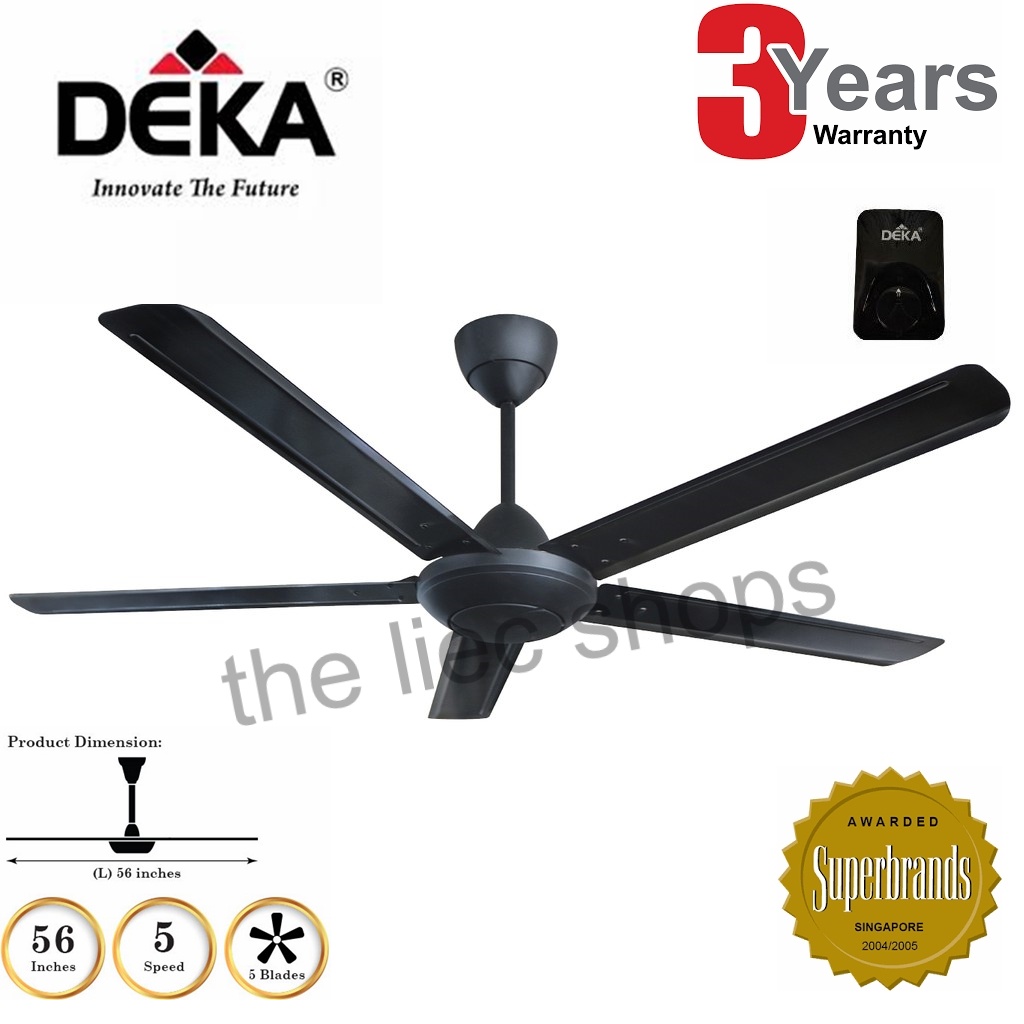 Deka Ceiling Fan With Regulator DK10 (56 Inch) 2 UNIT IN 1 BOX | Shopee ...