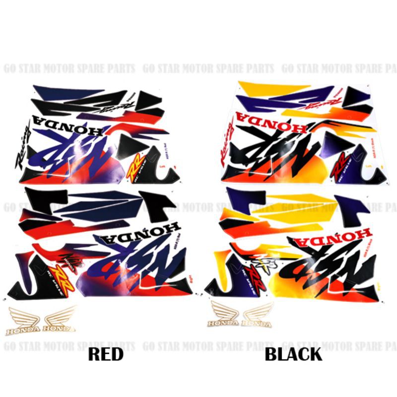 HONDA NSR150 NSR-R 150 NSR R BODY STICKER SET COVER SET STICKER STRIPE ...