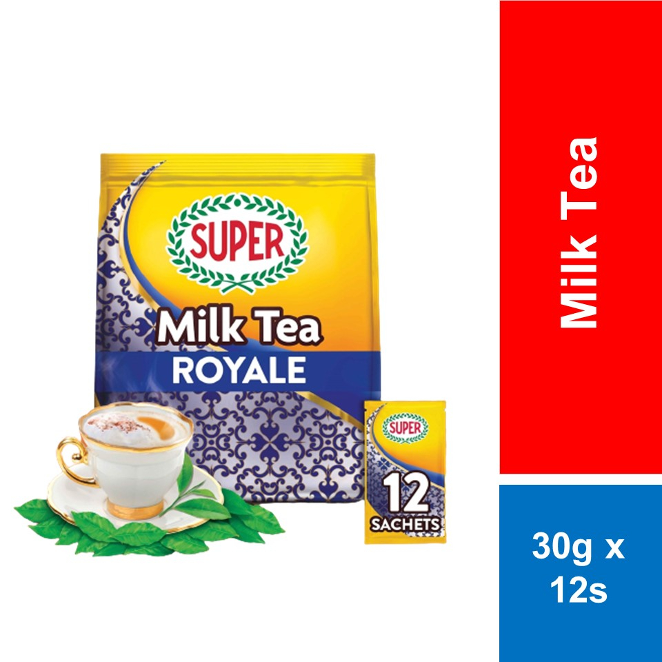 SUPER Instant 3in1 Royale Milk Tea 30g x 12s | Shopee Malaysia
