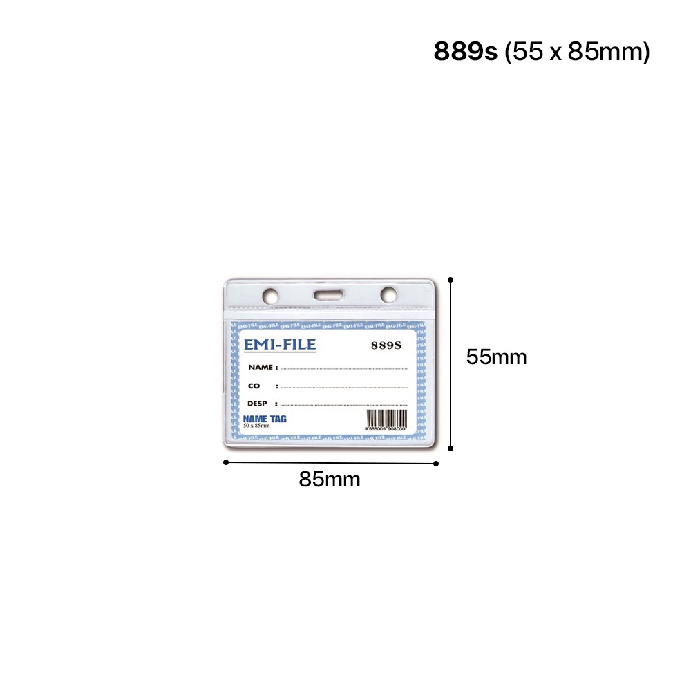 Emi-File | Name Tag | Emi-File Name Tag (Potrait / Landscape) | Shopee ...