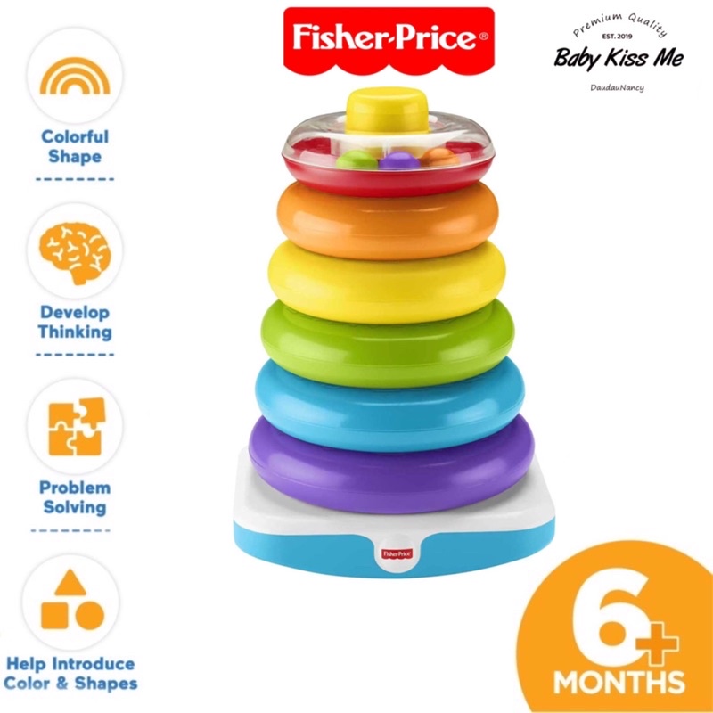 Fisher Price Giant Rock-a-Stack | Shopee Malaysia
