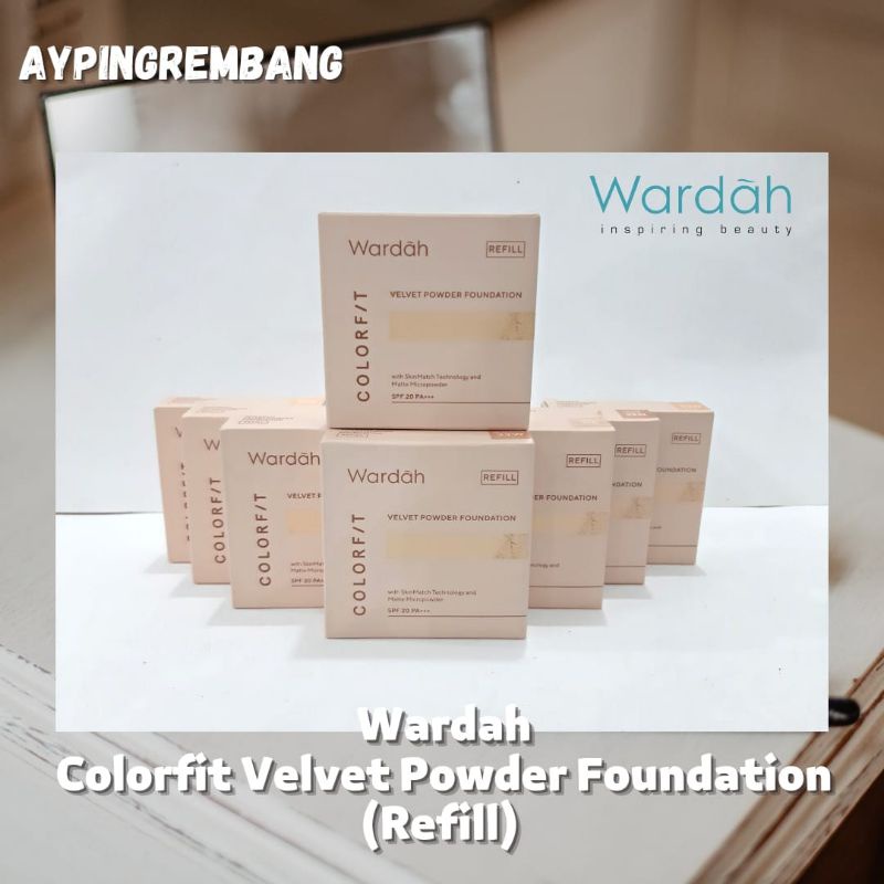 Wardah Colorfit Velvet Powder Foundation Refill | Shopee Malaysia