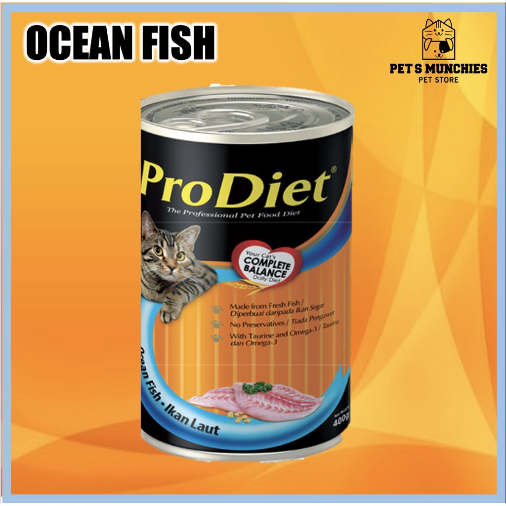 ProDiet Cat Canned Food 400g Tin Makanan Kucing 400g Makanan Basah ...