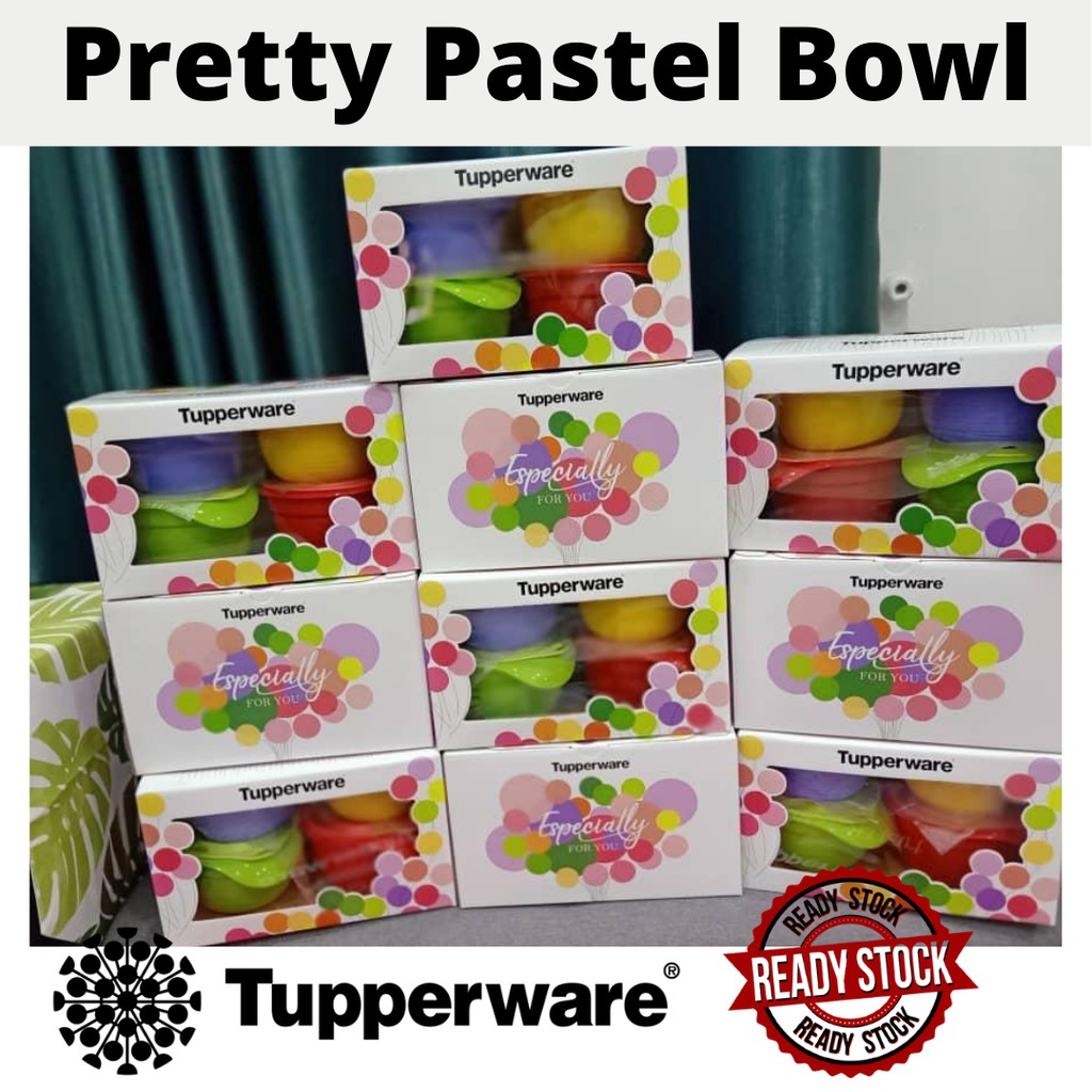 [Ready Stock] Tupperware Pretty Pastel Bowl - Bekas bubur | Shopee Malaysia