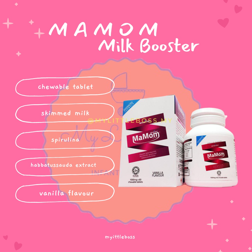 MAMOM MILK BOOSTER (VANILLA FLAVOUR) | Shopee Malaysia