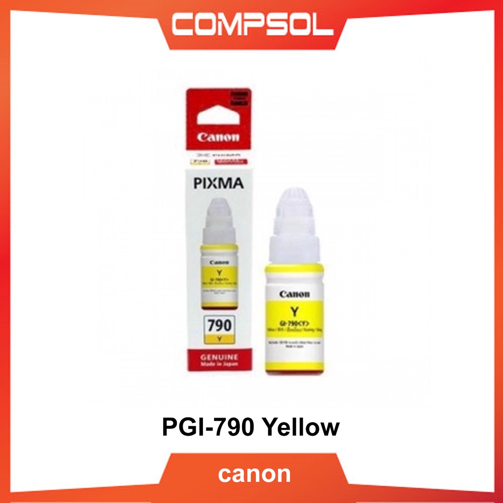 Canon PGI-790 Yellow Ink Model Printer: G1000 G2000 G3000 G4000 G1010 ...