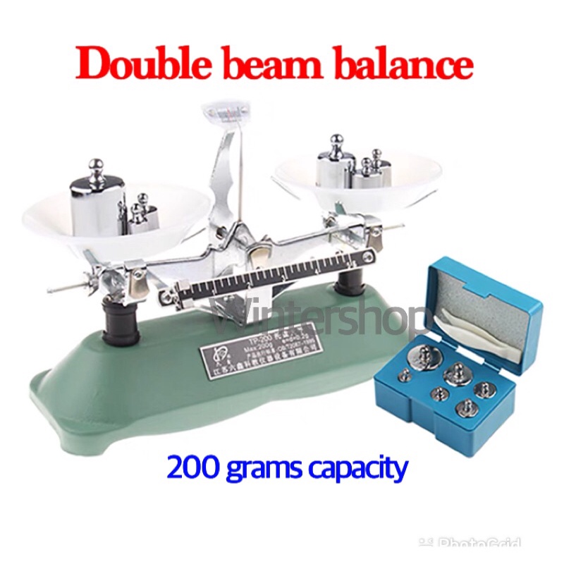 200/500 grams capacity beam balance double beam balance single beam balance with weights ...