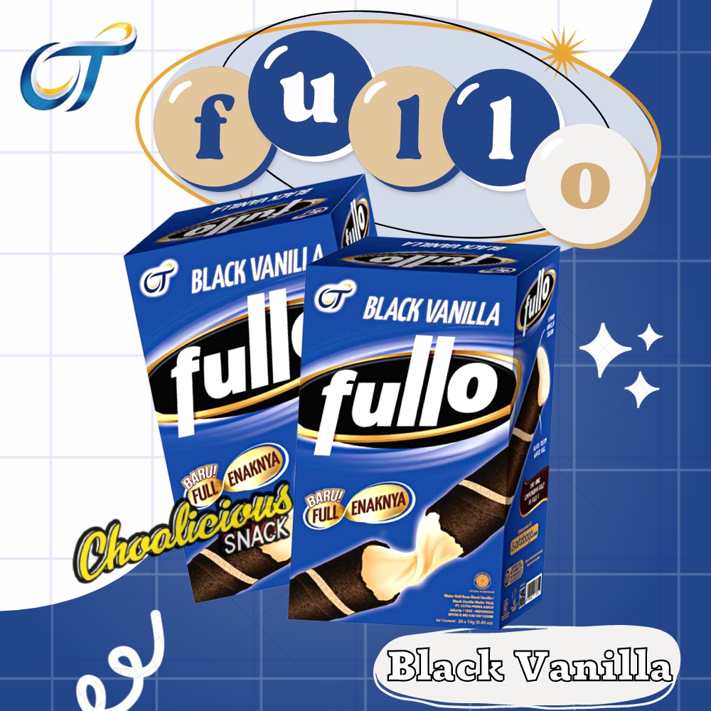 Fullo Wafer Stick Black Vanilla Flavor @ 14 grams | Shopee Malaysia