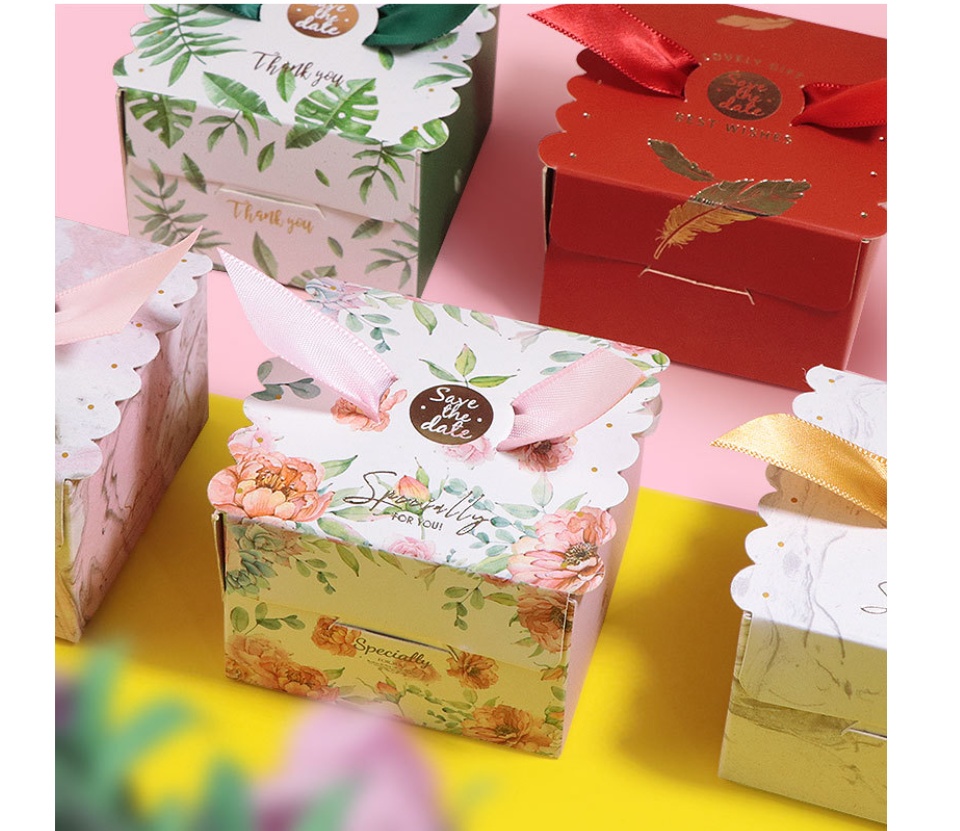 (Clear Stock) Europe Style Candy Box Wedding Birthday Party Door Gift ...