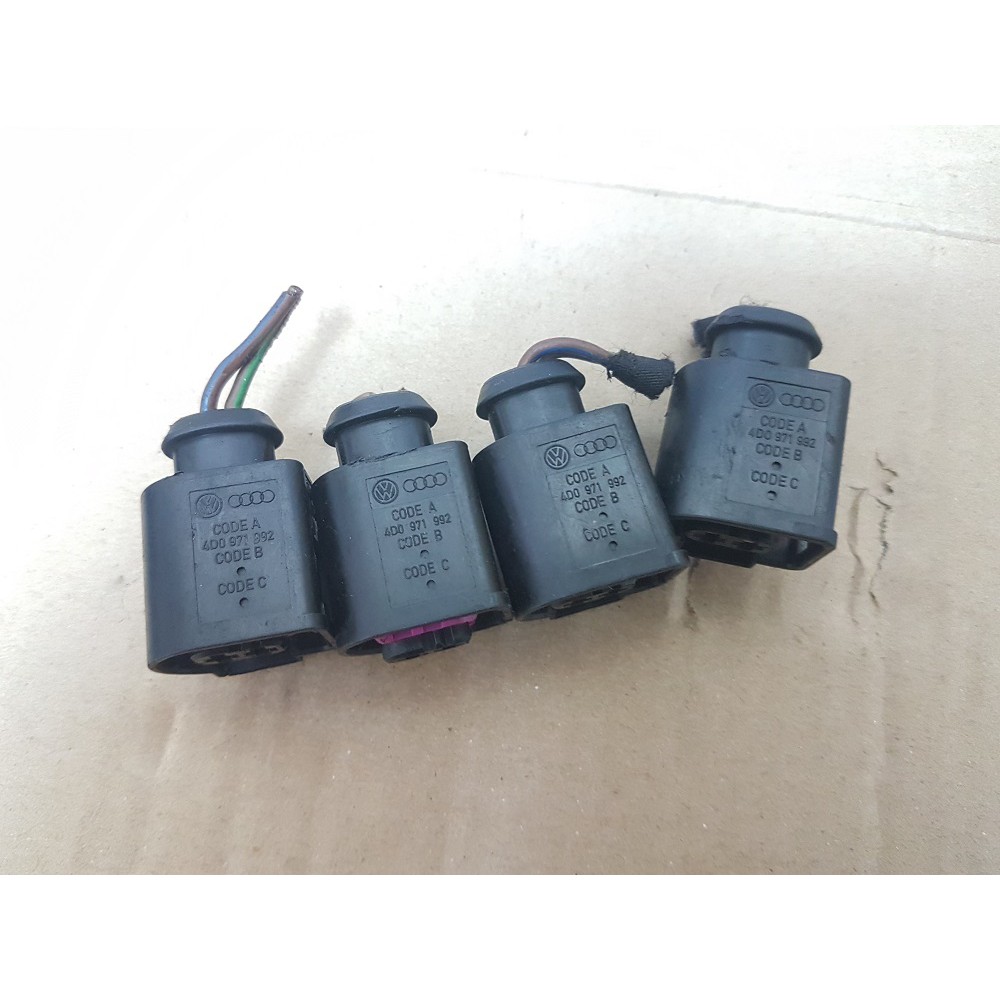Original AUDI VW Skoda VAG 2 pin Connector Plug 4D0971992 4D0 971 992 ...
