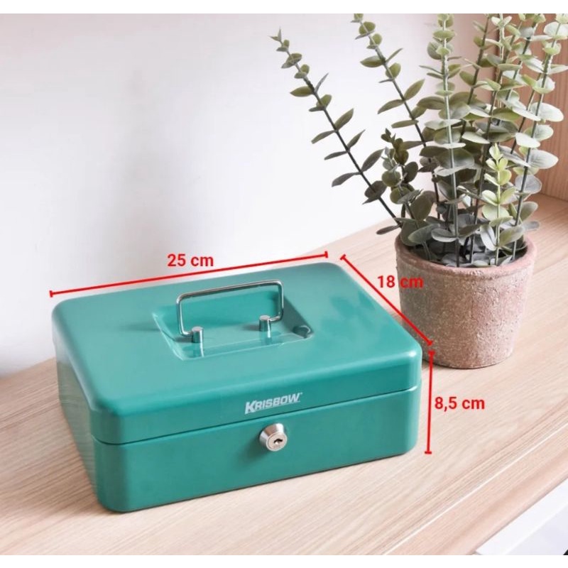 Cashbox cash box KRISBOW KRISBOW 25CM cashier safe | Shopee Malaysia