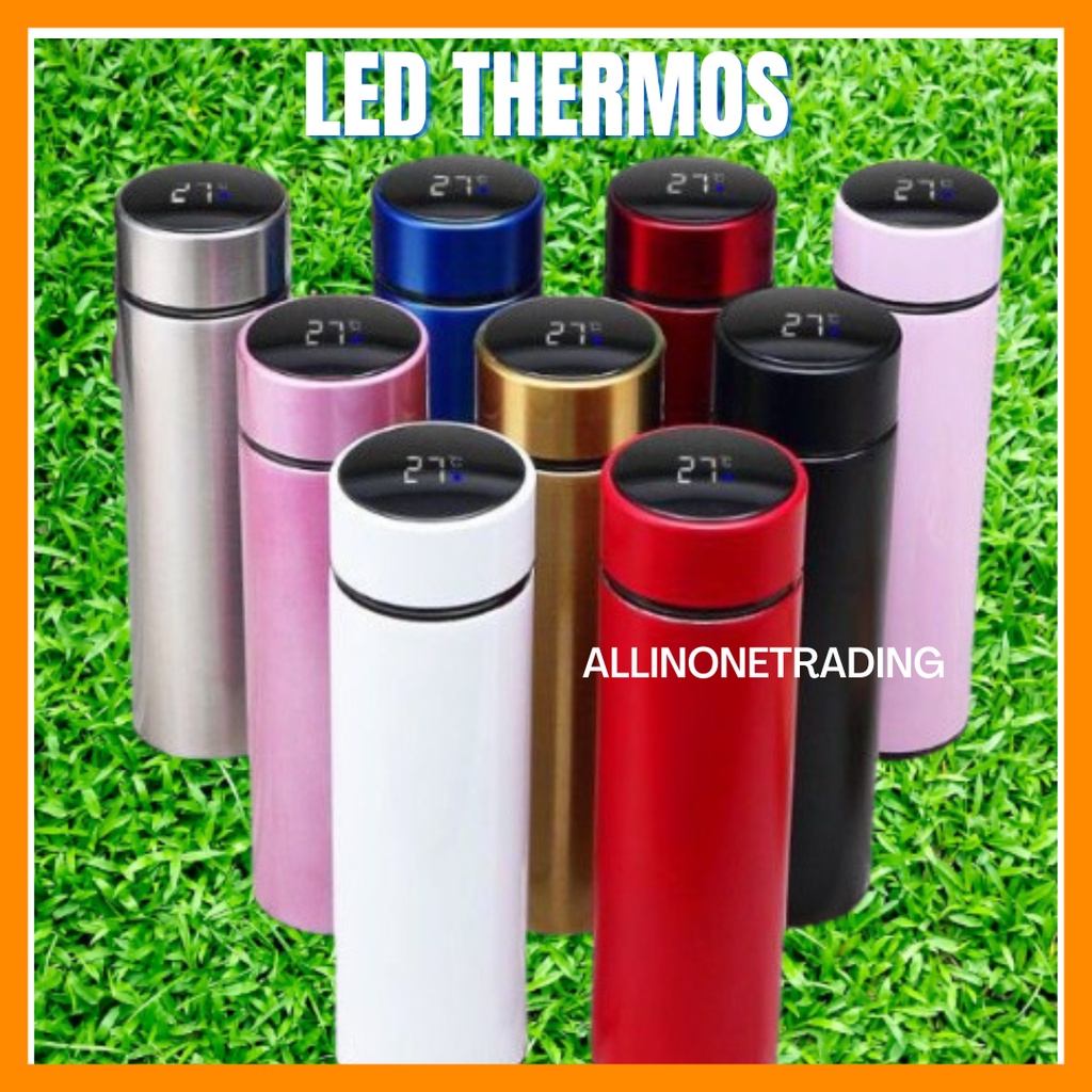 Tumbler Led Bottle Stainless Steel Bottles Flask Botol water Coffee Mug ...