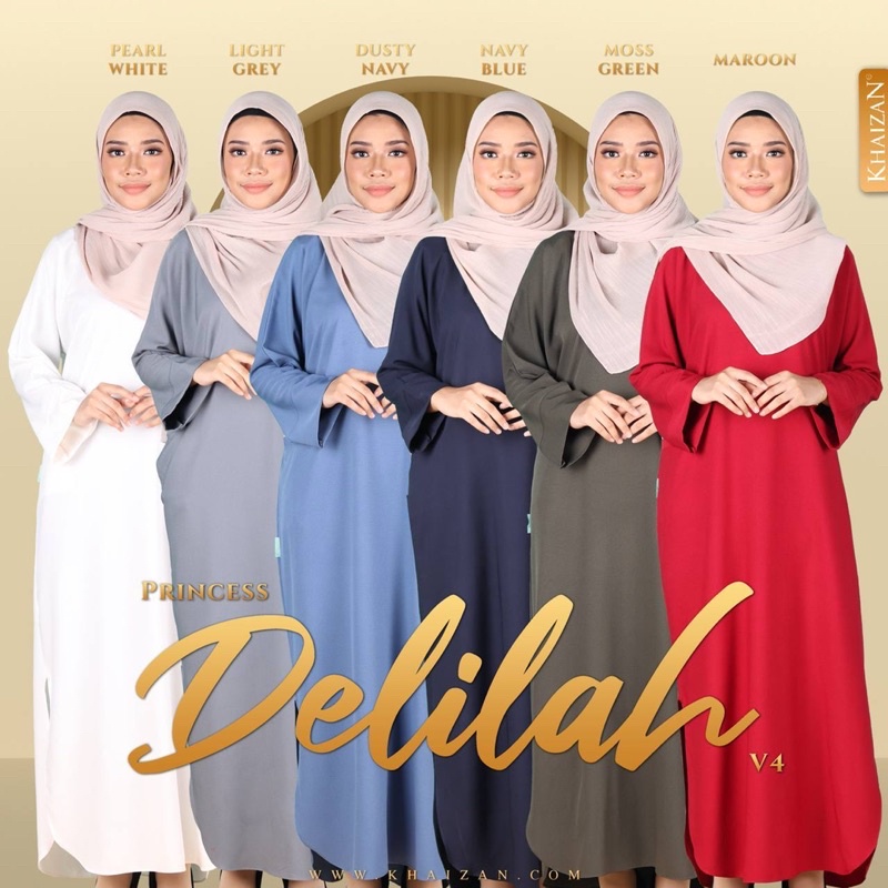 🔥 READY STOCK 🔥 PRINCESS DELILAH V4 BAJU FASHION MUSLIMAH (KHAIZAN ...