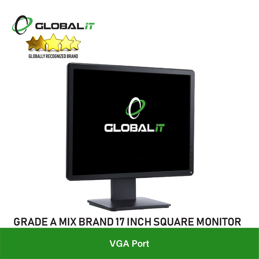 (Refurbished LCD) 17" inch / Square Monitor / Grade A / Mix Brand ...