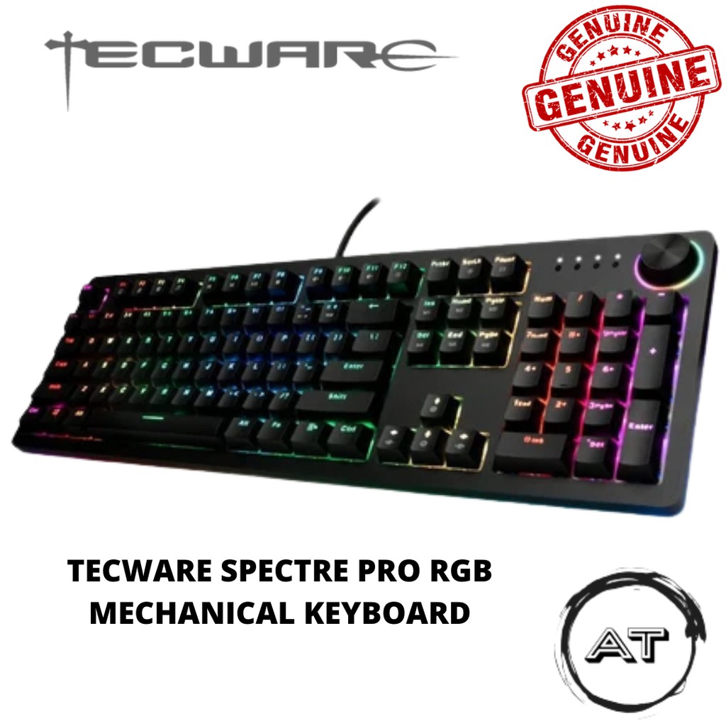 TECWARE SPECTRE PRO RGB MECHANICAL KEYBOARD | Shopee Malaysia