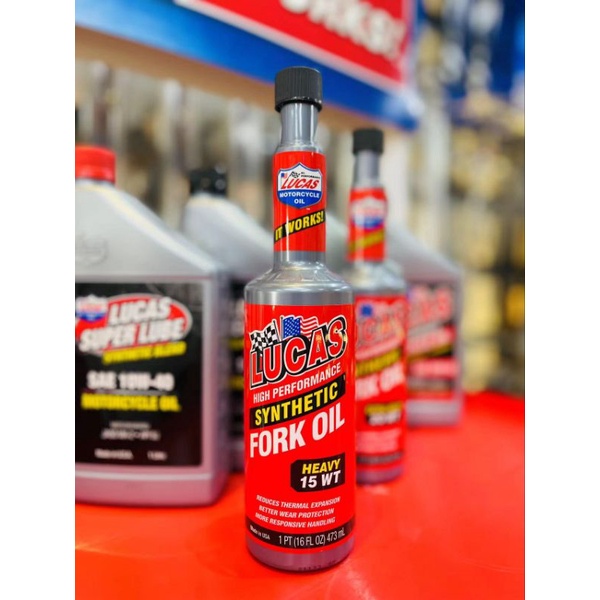 LUCAS OIL SEMI SYNTHETIC/FULL SYNTHETIC 10-40 10-50 20-50&FORK LAY OIL ...