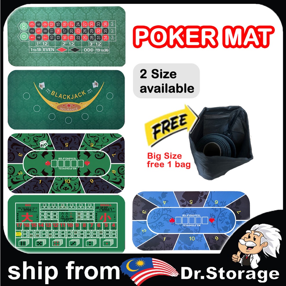Drstorage Poker Mat Texashold'em Mat Backjack Mat Basket Bet Mat 扑克桌布 ...